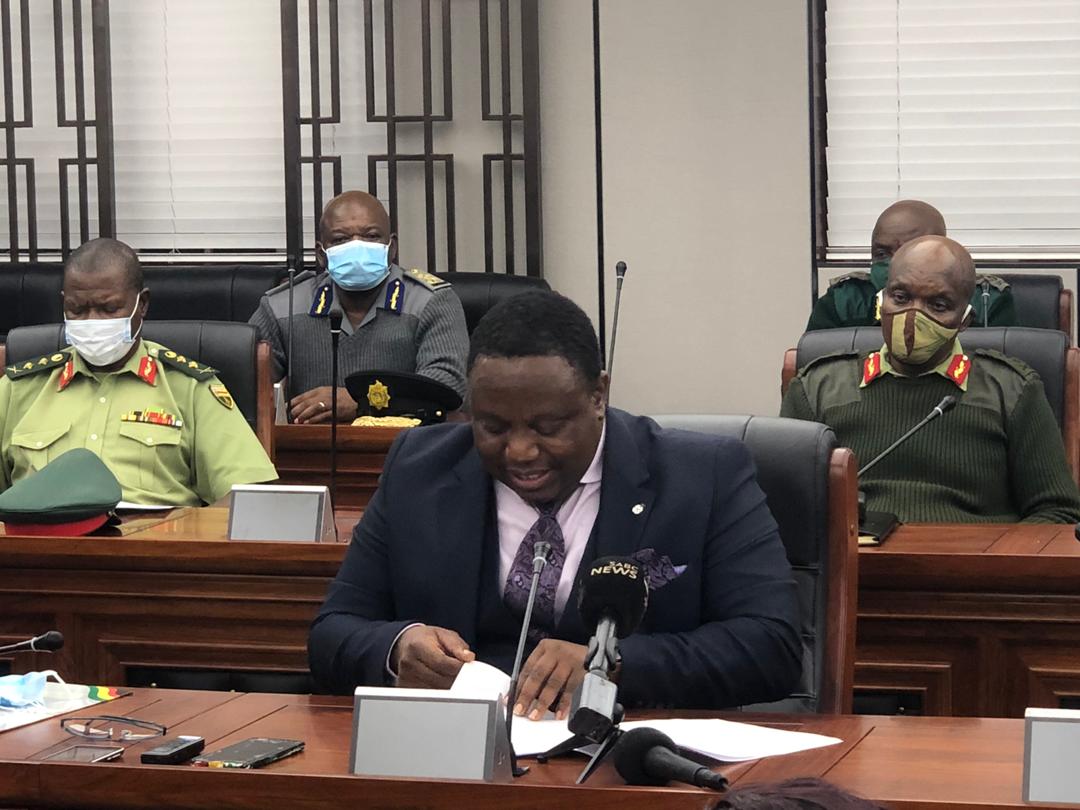 Zimbabwe Security forces address the nation about another coup in ...