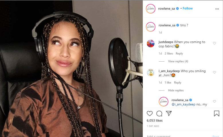 Rowlene Biography: Age,Tall Racks, Boyfriend, Net worth,Songs, Instagram