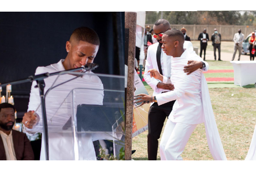 Pictures: Lasizwe accused of faking it' as he mourned at his father's ...