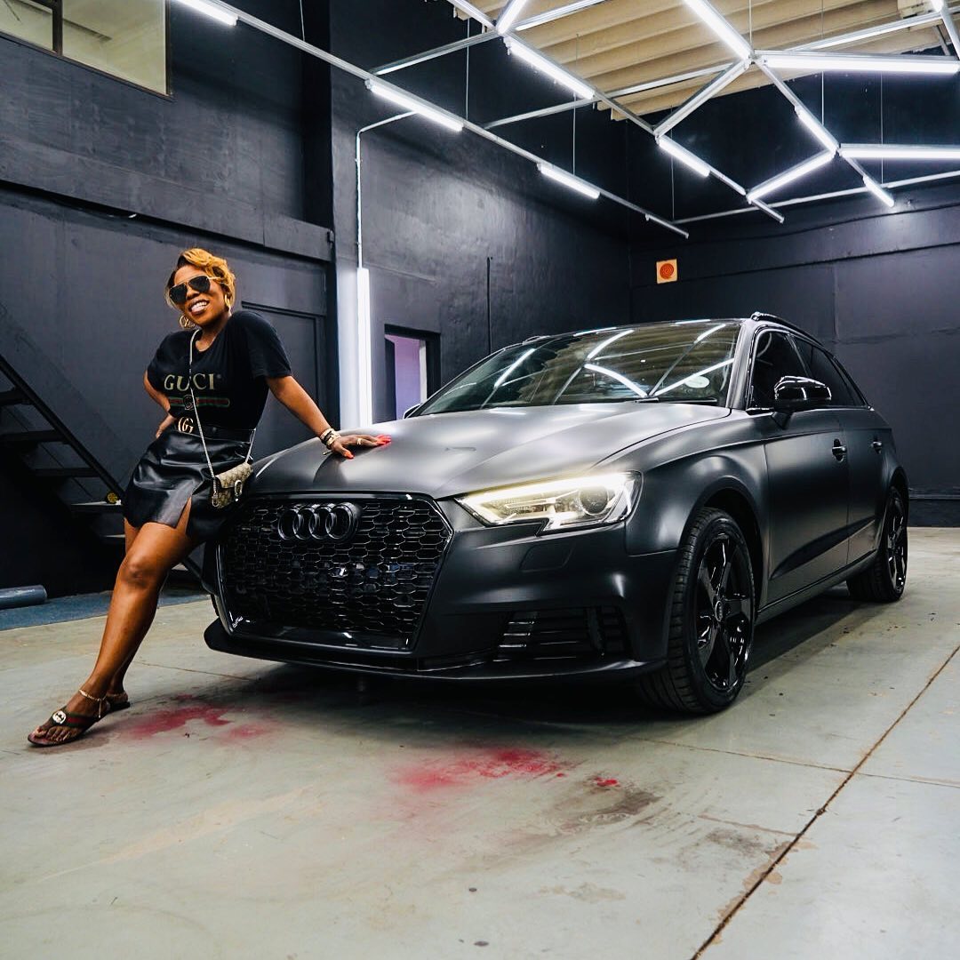 In Pictures: Actress Wendy Mbatha shows off her new R1 million car