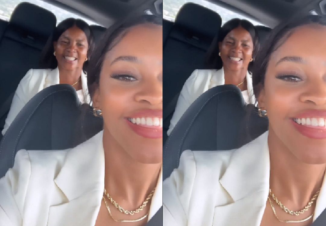 Gomora star Mazet 'Siphesihle Ndaba' shows off her look alike mother