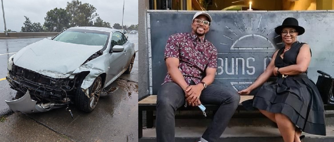 Is she alive? Maps Maponyane's mum was involved in a horrific car accident