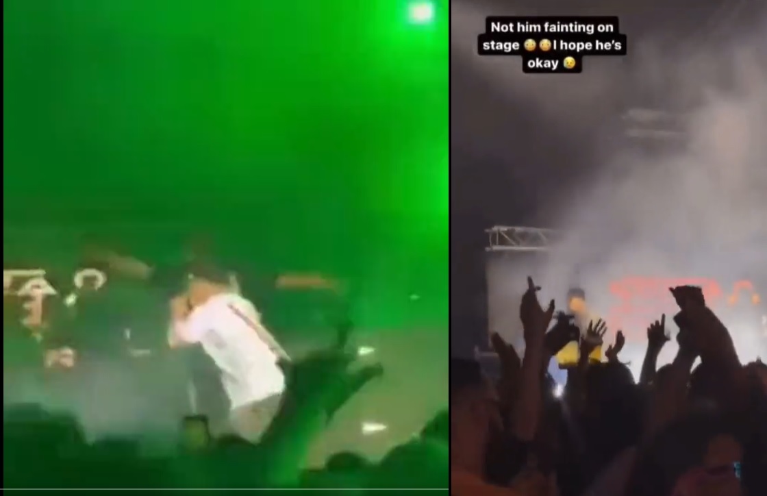 Watch: Super strong Costa Titch tried to get up, but fell down the ...