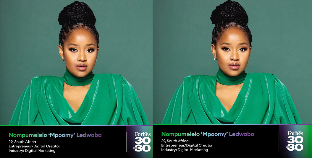 Boss Moves: Mpoomy Ledwaba Makes Forbes 30 Under 30 List